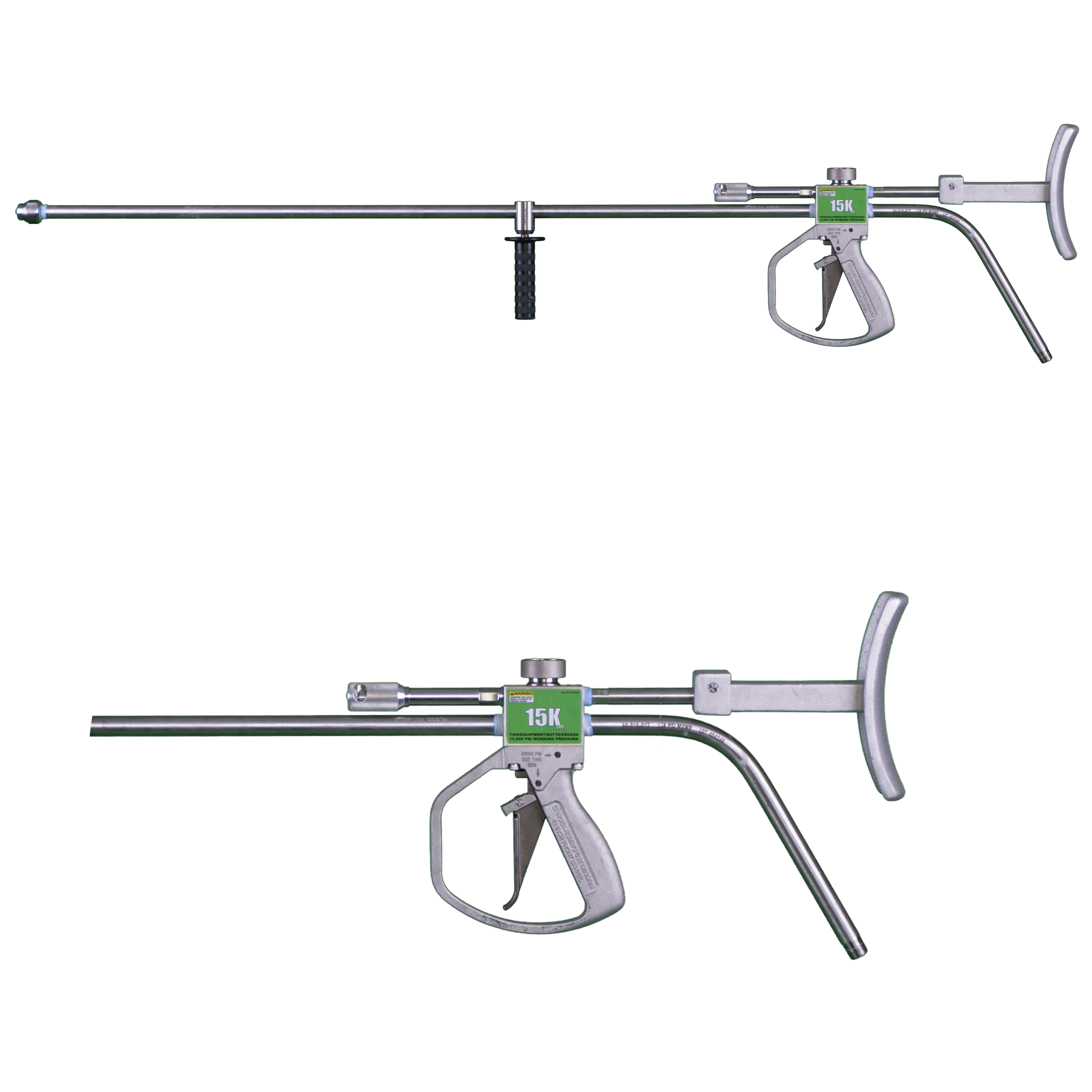 15K psi HAND-HELD DUMP GUN W/ 1/2" NPT BARREL – Advanced Pressure Systems