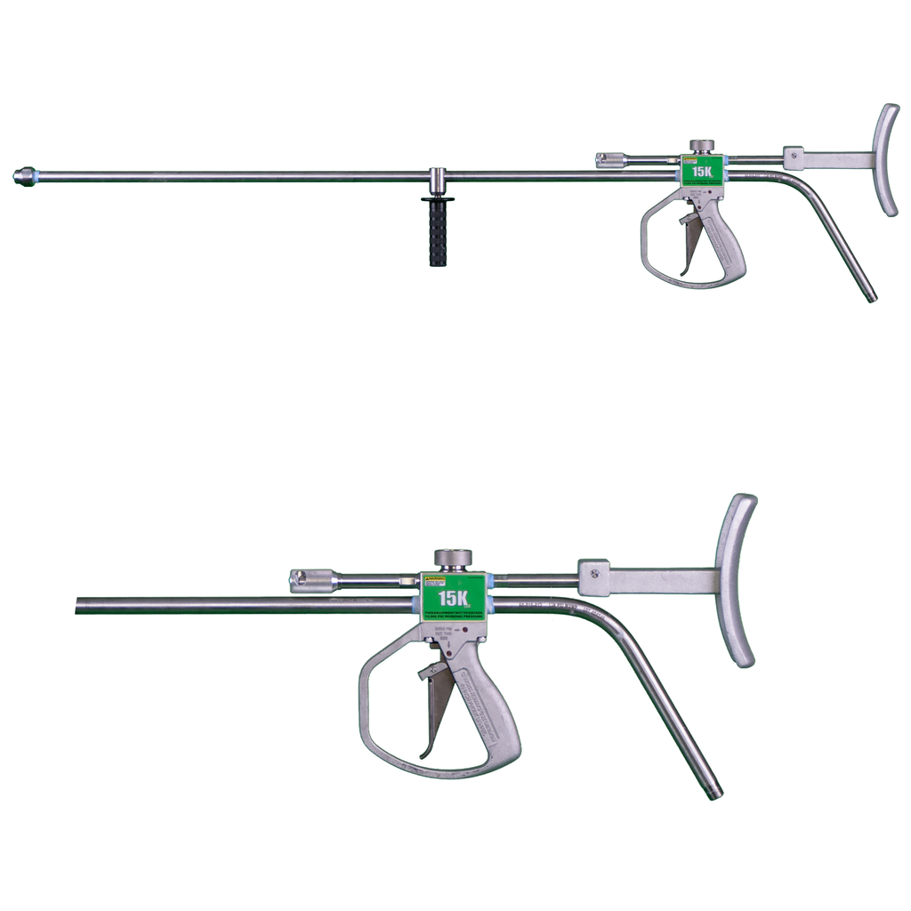 15K psi HAND-HELD DUMP GUN W/ 1/2" NPT BARREL – Advanced Pressure Systems